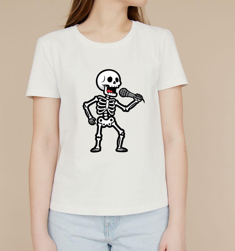 Dancing Skeleton SVG Bundle: Spooky Clipart, Vector Art (digital ...
