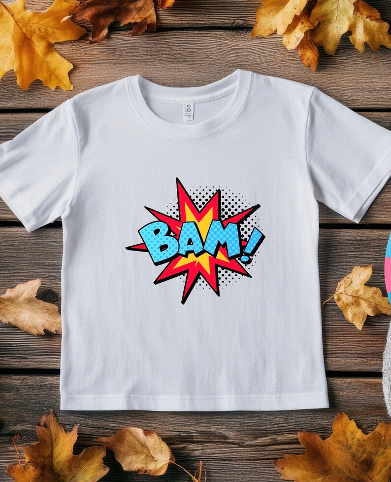 Comic Book Sound Effects SVG Bundle, Cartoon Style Graphics (digital ...