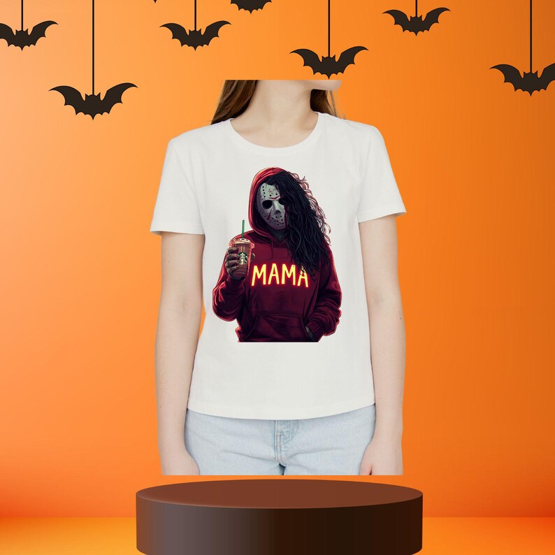 Spooky Mama Ghost Face PNG Bundle: Horror Halloween Clipart (digital ...