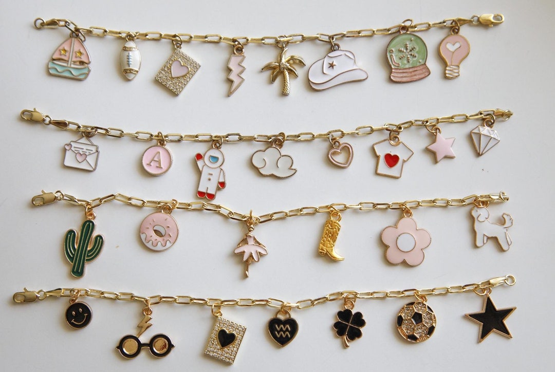 Build Your Own Custom Charm Bracelet for Women, Pick Your Charms ...