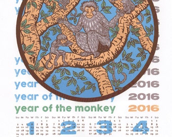 2016 monkey year | Etsy
