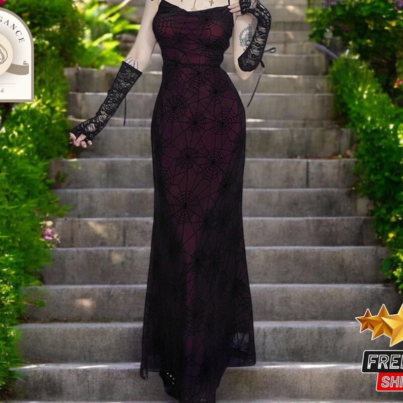 Gothic Lace Dress - Etsy