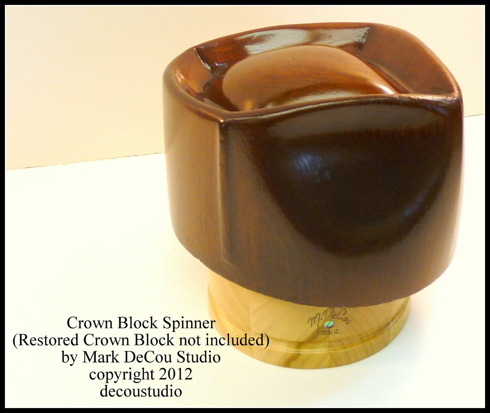 Built-to-order Hat Making Tool Crown Block Spinner Stand - Etsy