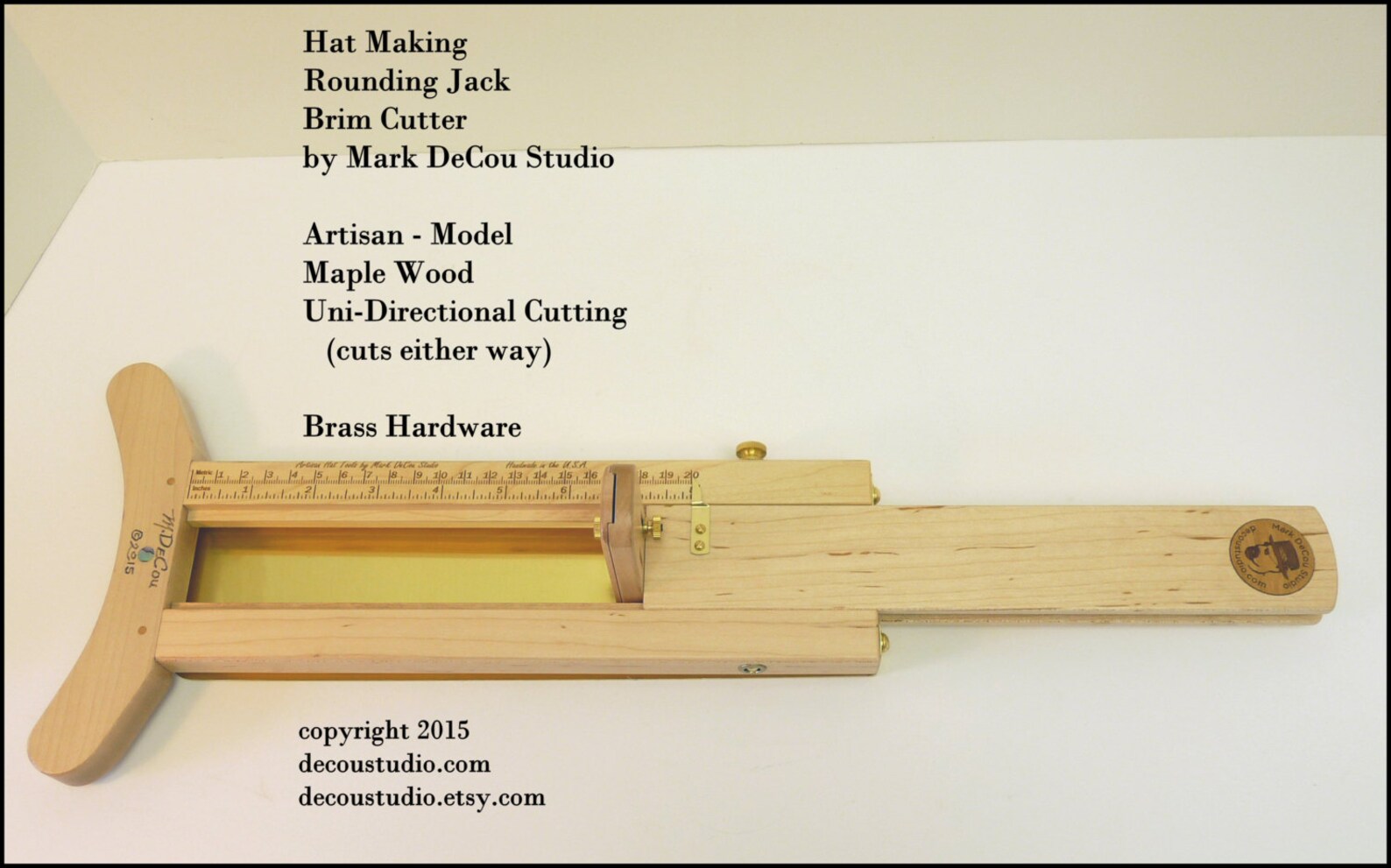 Built-to-order, Hat Making Tool, Rounding Jack, Artisan Model, Brim ...