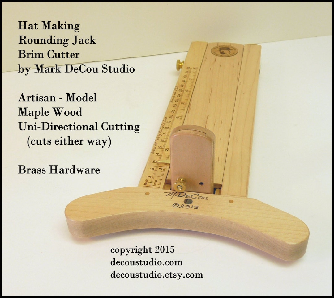 Built-to-order, Hat Making Tool, Rounding Jack, Artisan Model, Brim ...