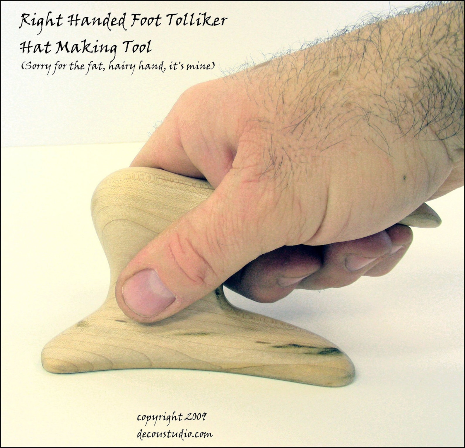 Built-to-order, Hat Making Tool Foot Tolliker New Millinery Creasing ...