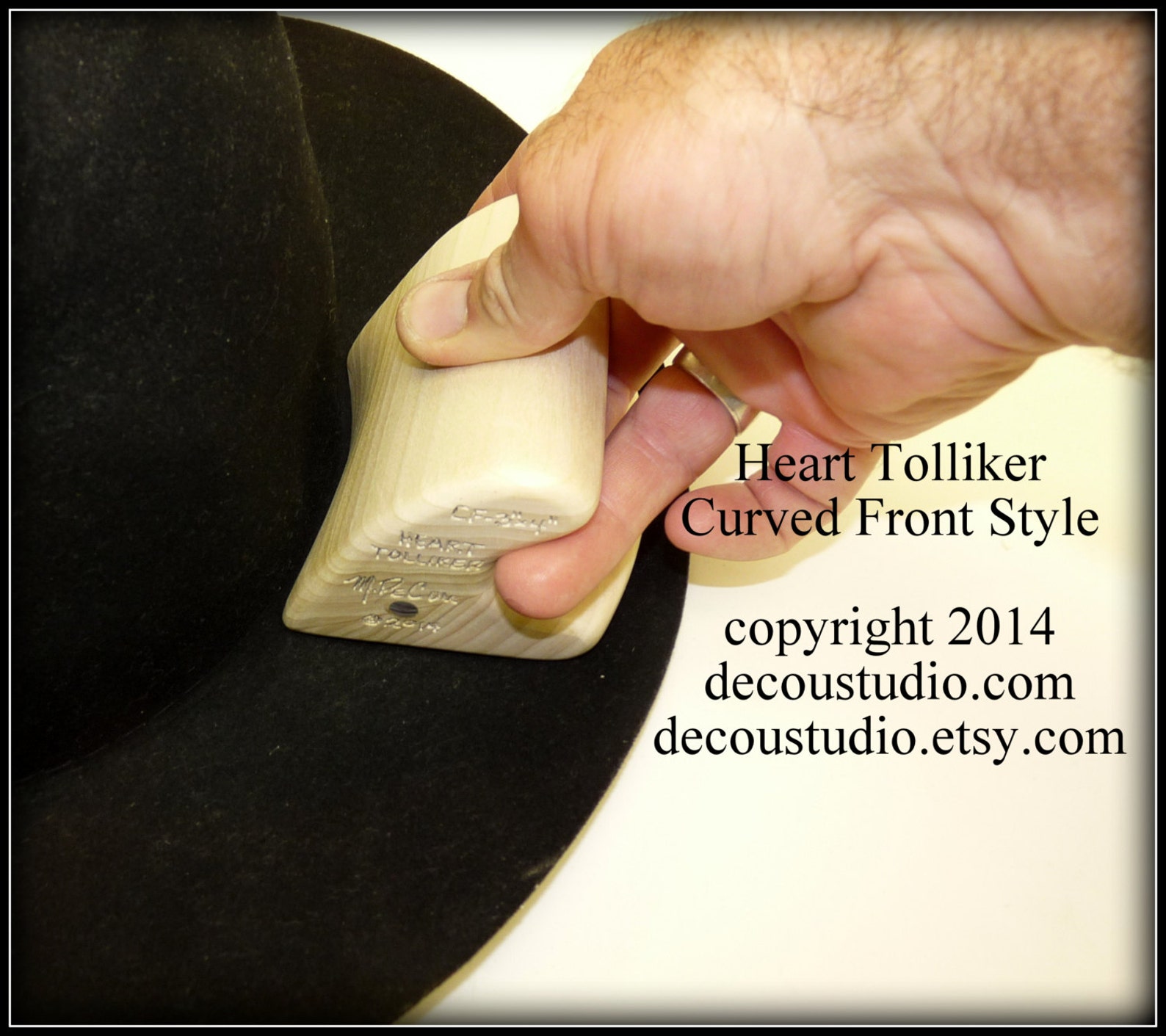 Built-to-order, Hat Making Tool HEART 2-piece (2.5" X 3.5") Set Style ...