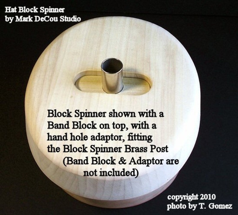 Built-to-order, Hat Maker's Tool Block Spinner Stand Millinery Brass ...