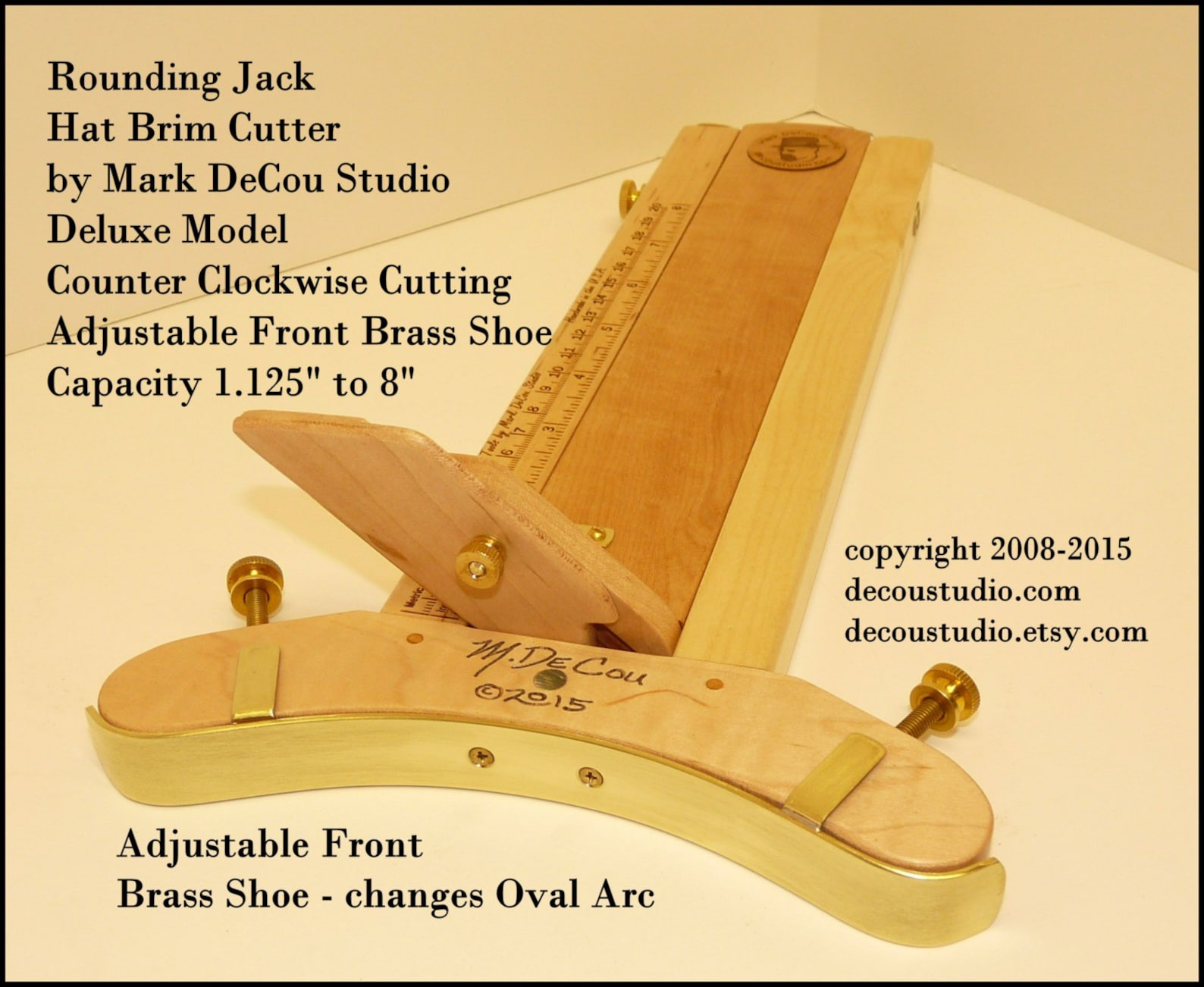 Built-to-order, Hat Making Tool, Rounding Jack, Deluxe Model, COUNTER ...