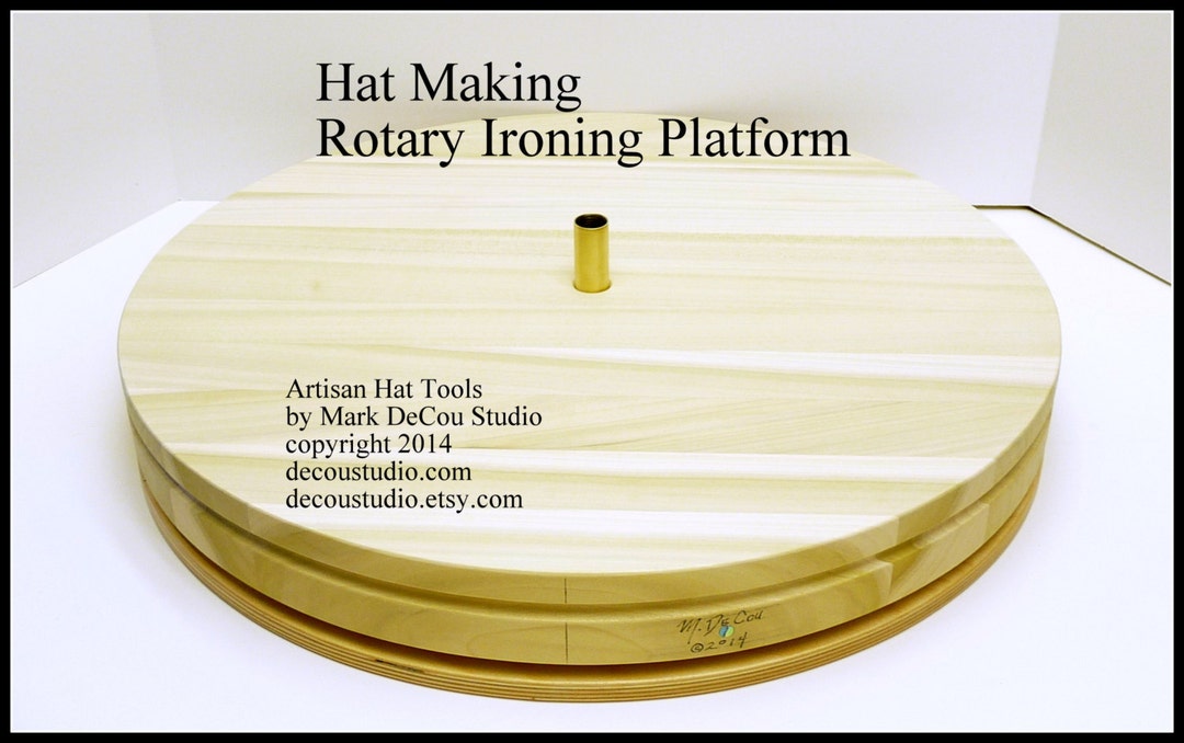 Built-to-order, Hat Making Millinery Rotary Table Flat Brim Ironing ...