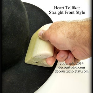 Built-to-order, Hat Making Tool HEART 2-piece (2.5" X 3.5") Set Style ...