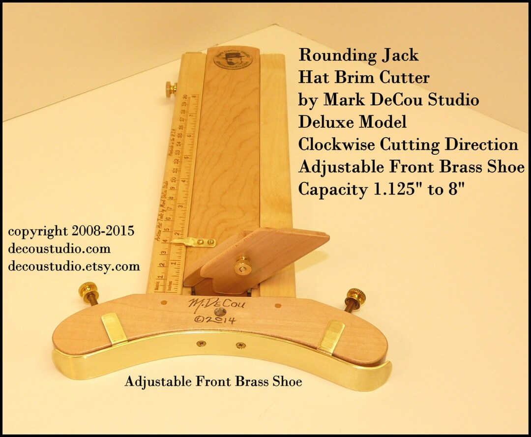 Built-to-order, Hat Making Tool, Rounding Jack, Deluxe Model, CLOCKWISE ...