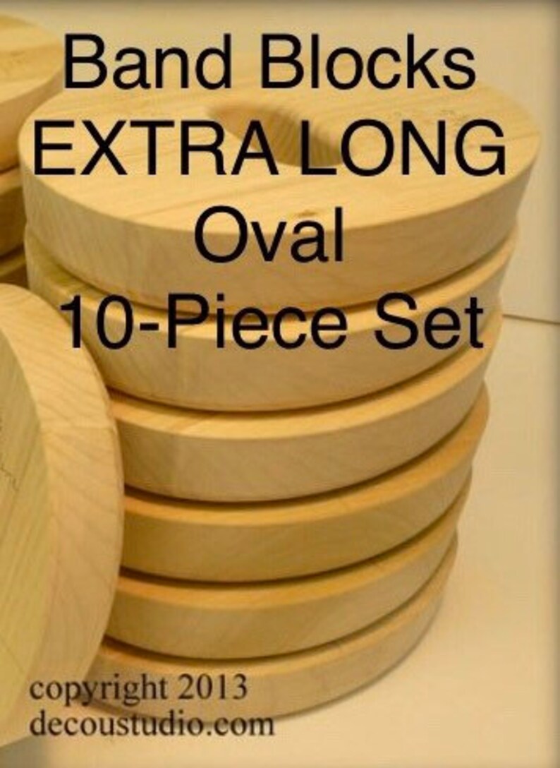 Free USA Shipping Built-to-order Band Block Set Ten 10 - Etsy