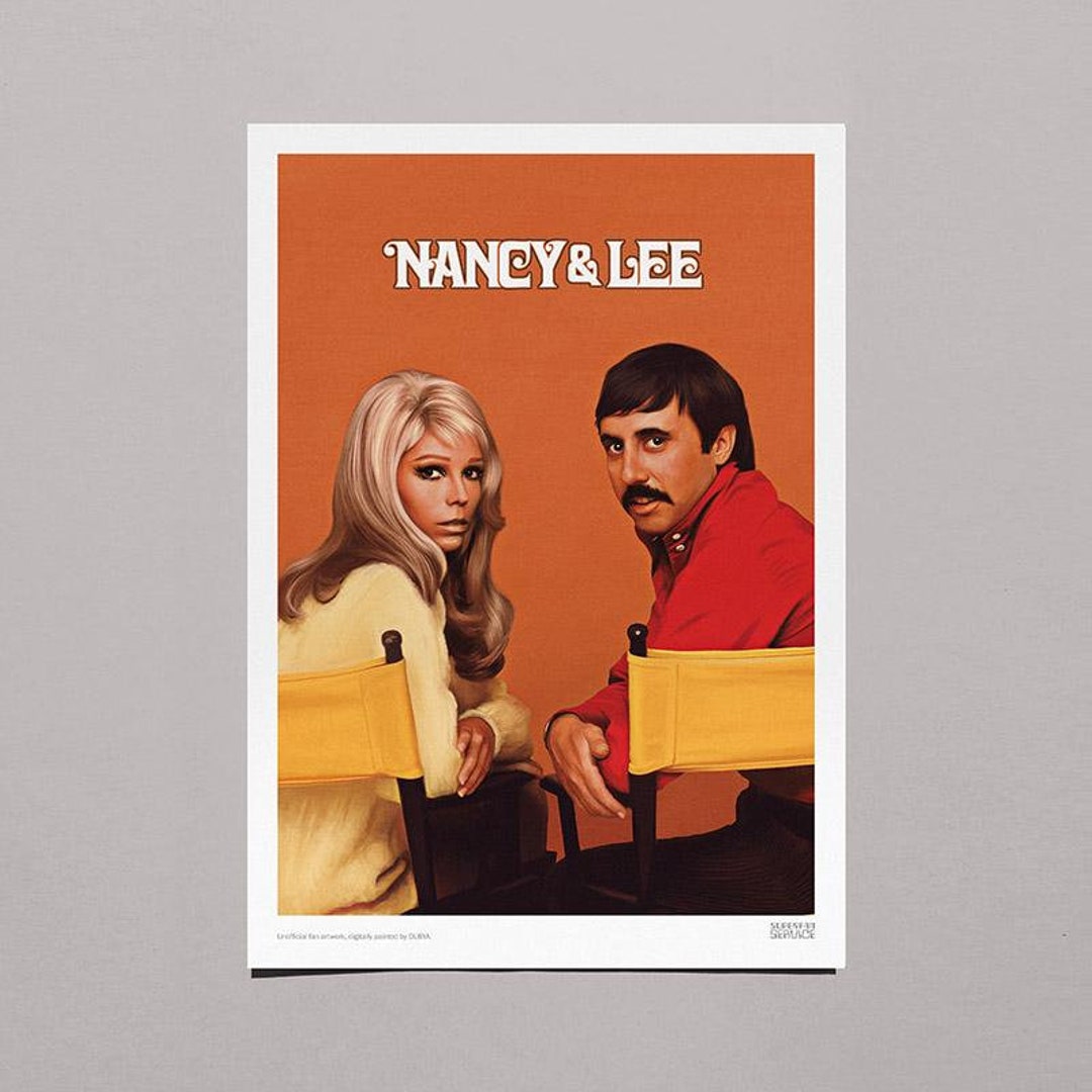 Nancy and Lee Fan Art. Digitally Painted Film Poster, A3 Art Print - Etsy