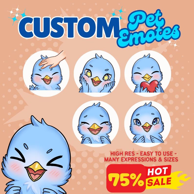 Pets Emote Twitch Emote Youtube Emote Discord Emote Streamer Emote Pet ...