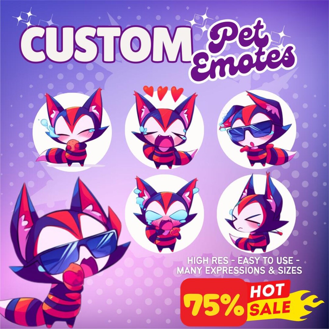 Pet Emotes, Twitch and Discord Emote, Streamer Emote, Your Pet Emote ...