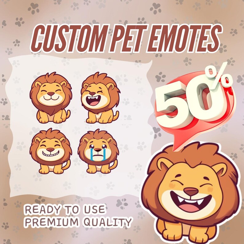 Emote PET / Pet Chibi / Cartoon Emote / Animated / GFS / Sub Emoji ...