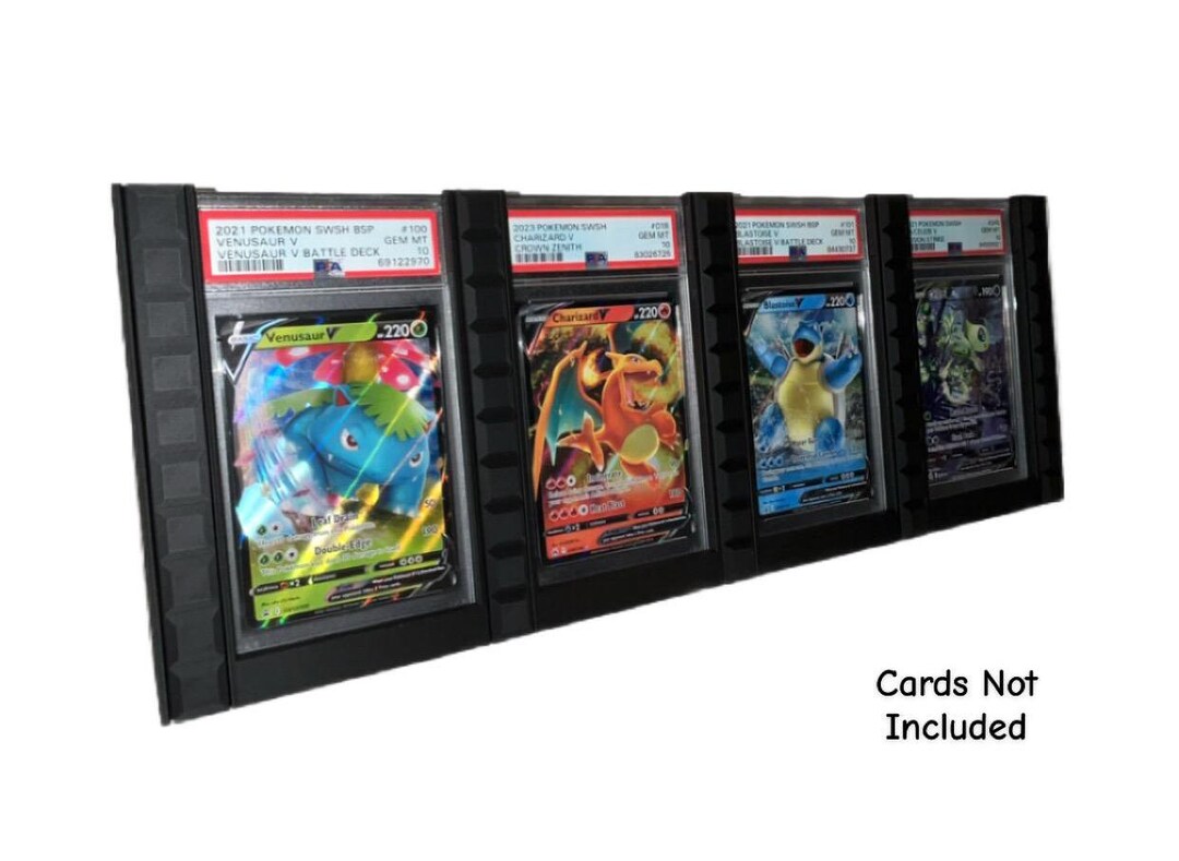 PSA Graded Card Display Quad - Etsy