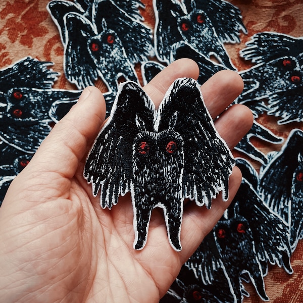 Mothman Patch - Etsy