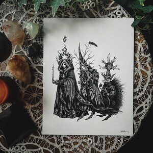 Samhain Faeries - 8.5x11 Print - Etsy