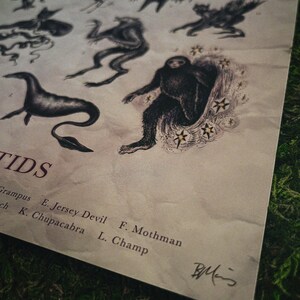 Cryptids 8.5x11 Print - Etsy
