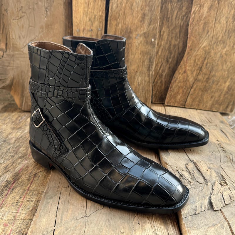 Mens Crocodile Shoes - Etsy