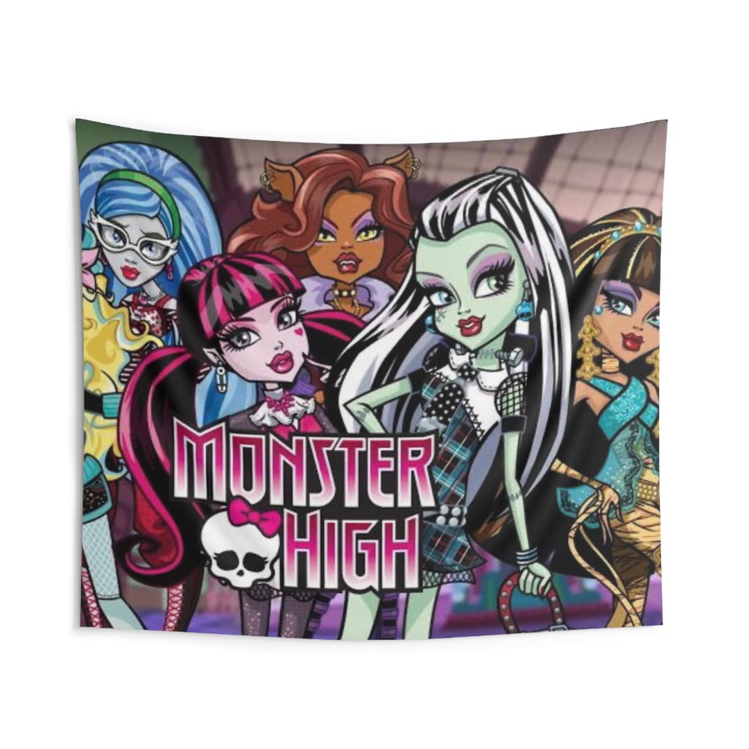 Monster High Tapestry/ Teenager Room Decor/ Wall Decor/ Poster - Etsy
