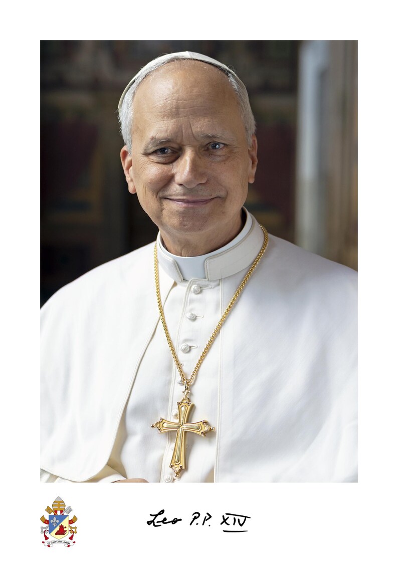 Foto Papst Leo PP XIV 20 x 30 cm - 8x 12 inch Foto Foto Fotos - Etsy ...