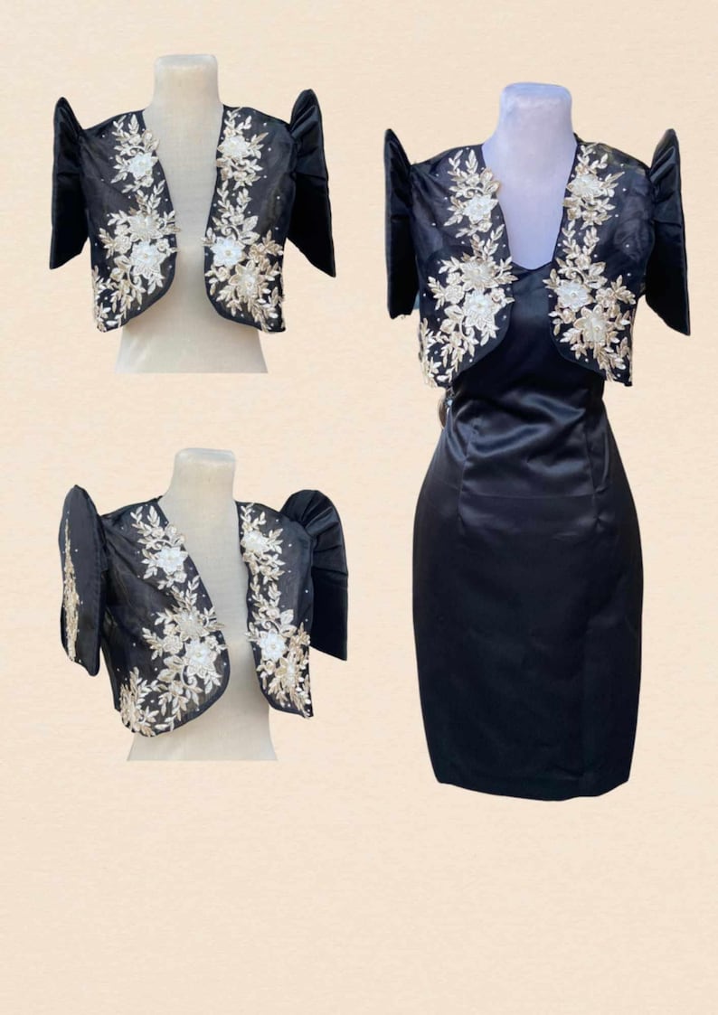 Filipiniana Dress With Bolero #010 - Etsy