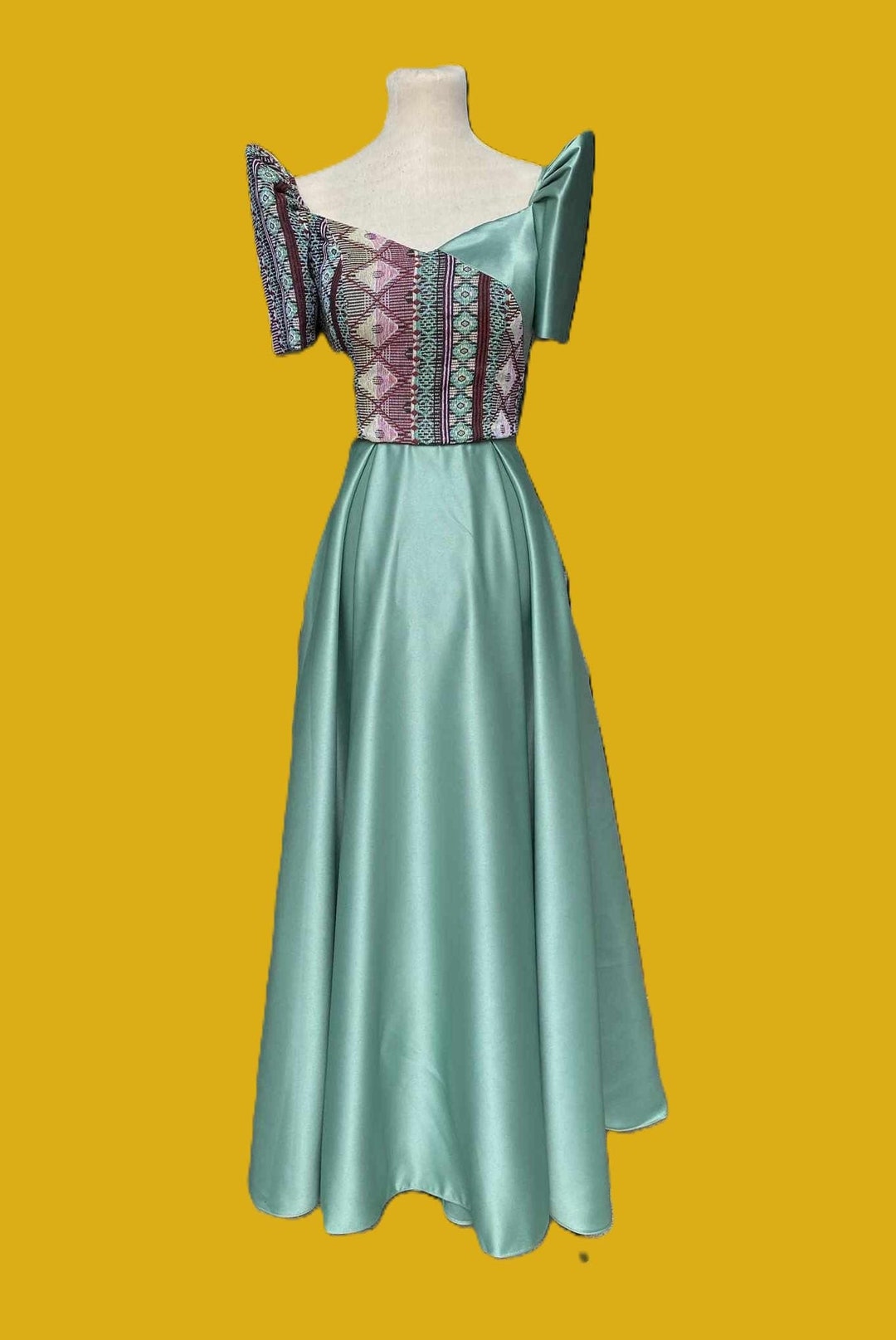 Filipiniana Dress Modern #003 - Etsy
