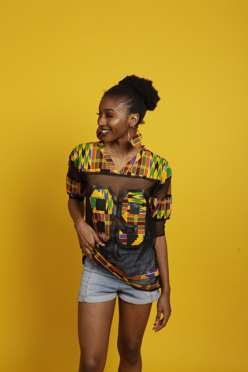 African Print Sports Mesh Jersey - Etsy