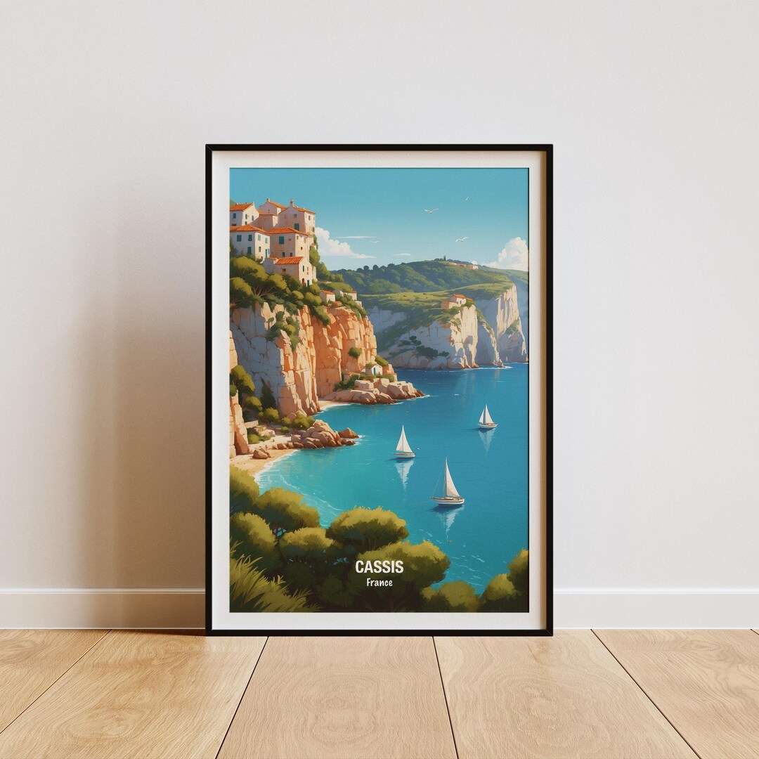 Cassis France Wall Art Print - Cassis Print, Cassis Wall Art, Vacation ...