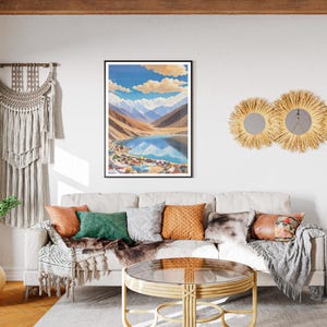 Ladakh India Wall Art Print - Ladakh Himalayas Print, Unique Wall Art ...