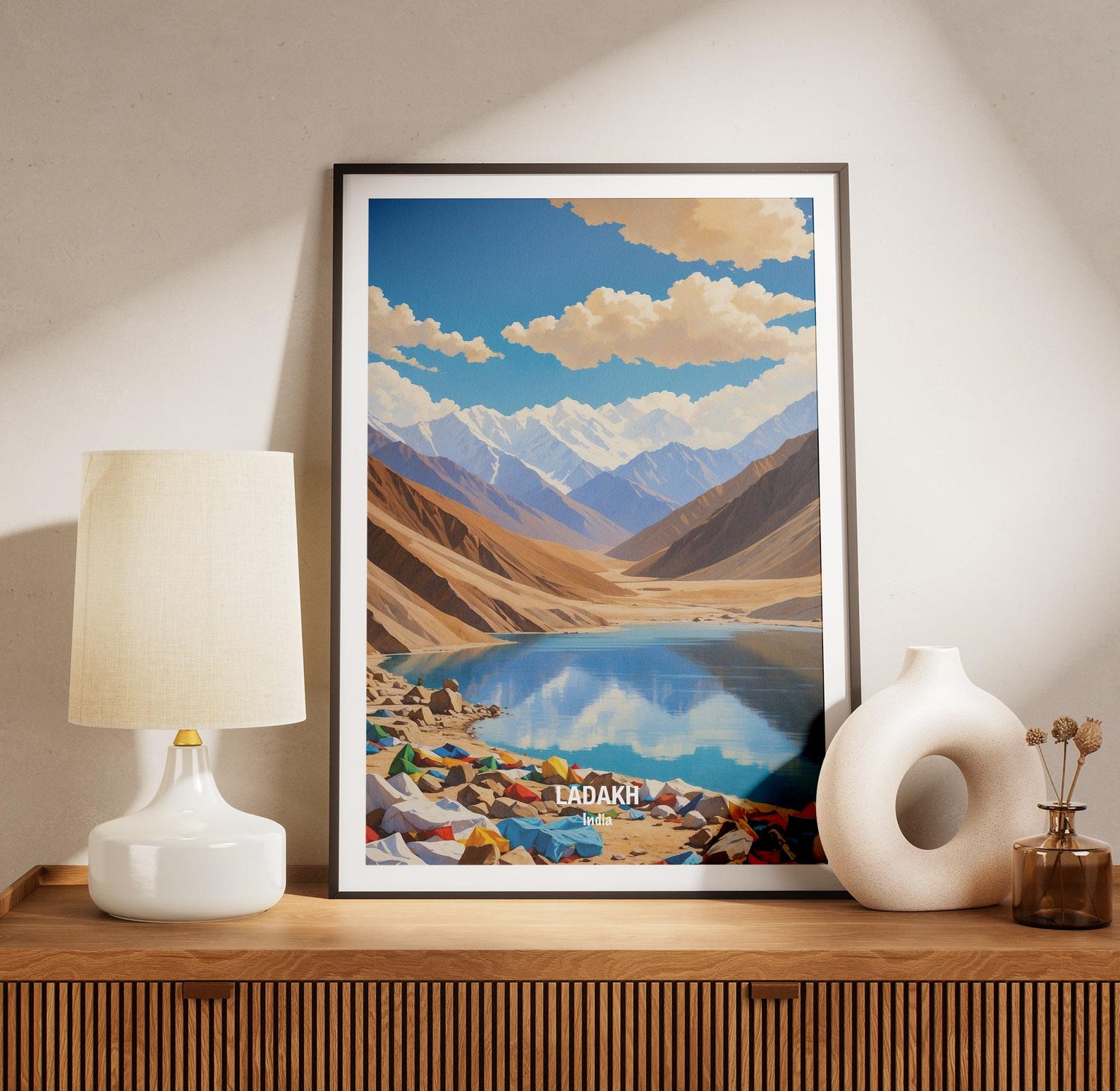 Ladakh India Wall Art Print - Ladakh Himalayas Print, Unique Wall Art ...
