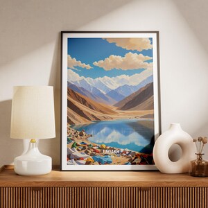 Ladakh India Wall Art Print - Ladakh Himalayas Print, Unique Wall Art ...