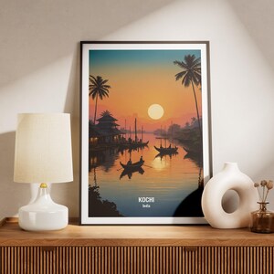 Kochi India Wall Art Print Kerala Print, Kochi Wall Art, Indian Decor ...