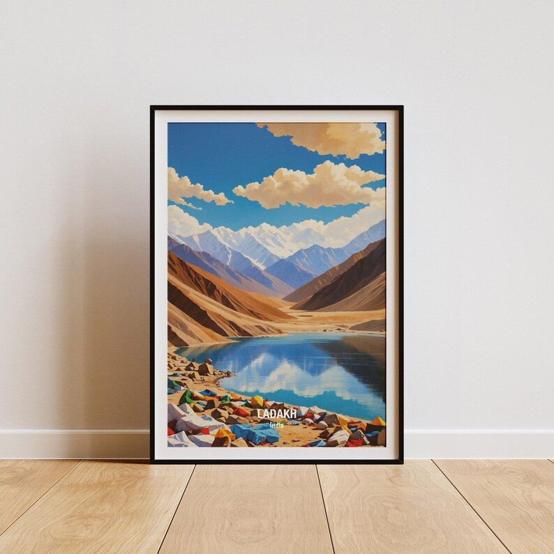 Ladakh India Wall Art Print Ladakh Himalayas Print, Unique Wall Art ...
