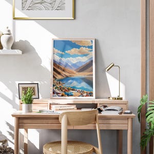 Ladakh India Wall Art Print - Ladakh Himalayas Print, Unique Wall Art ...