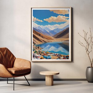 Ladakh India Wall Art Print - Ladakh Himalayas Print, Unique Wall Art ...