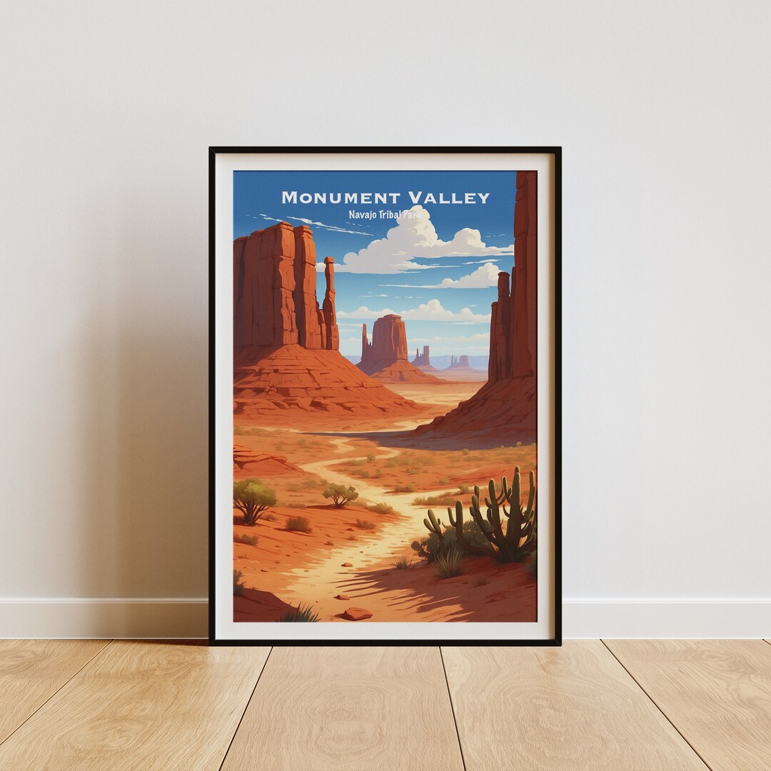 Monument Valley Travel Print Monument Valley National Park, Monument ...