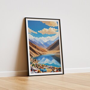 Ladakh India Wall Art Print - Ladakh Himalayas Print, Unique Wall Art ...