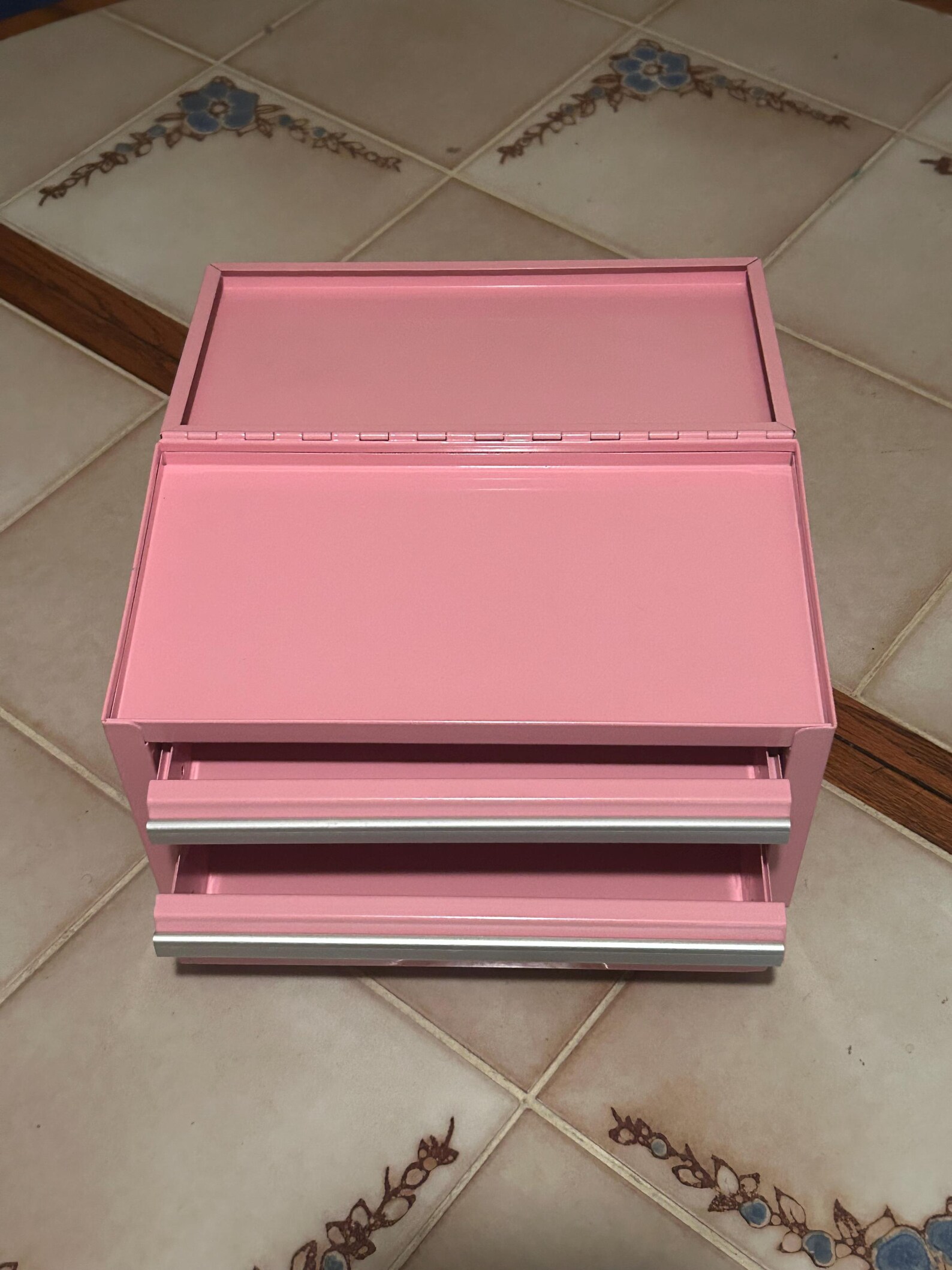 Mini Pink Toolbox Engraved With Butterflies Kobalt/anniversary/birthday ...