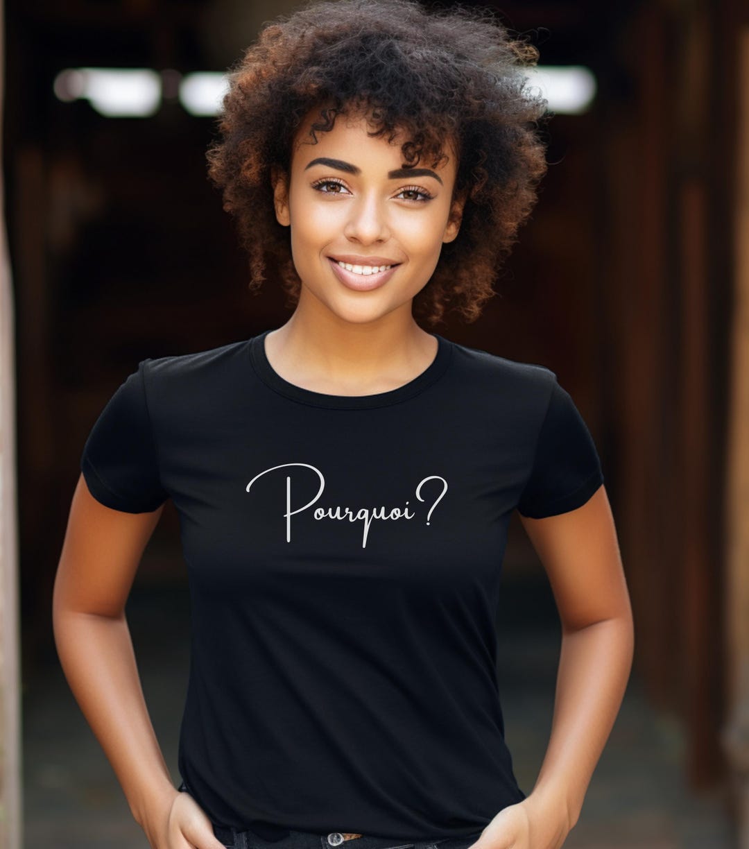 Pourquoi? "why?" Parisian Chic Graphic Tee, French Lover T, Francophile ...