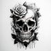 Skulls & Roses Stickers - Etsy