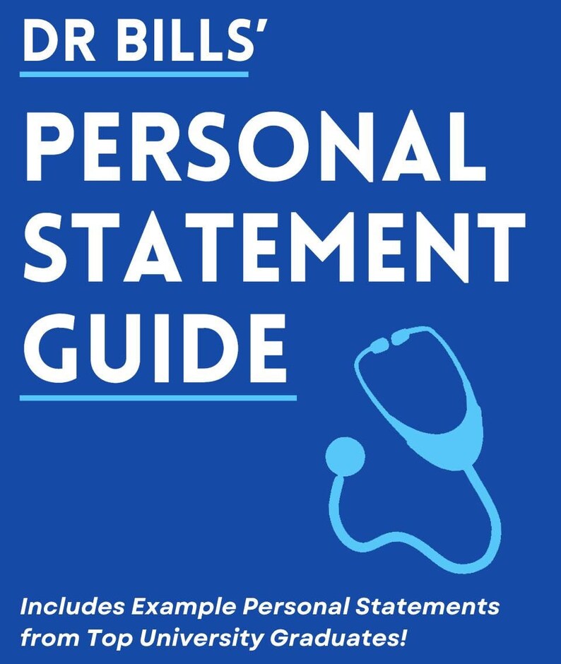 Dr Bills' Personal Statement Guide - Etsy
