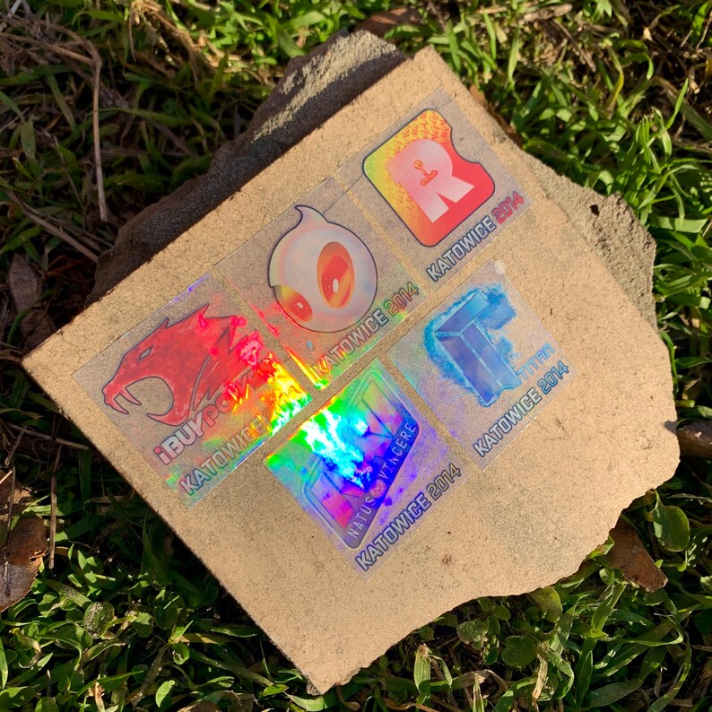 5x Transparent Stickers (holo) | Katowice 2014 | CS2 | Counter Strike 2 ...