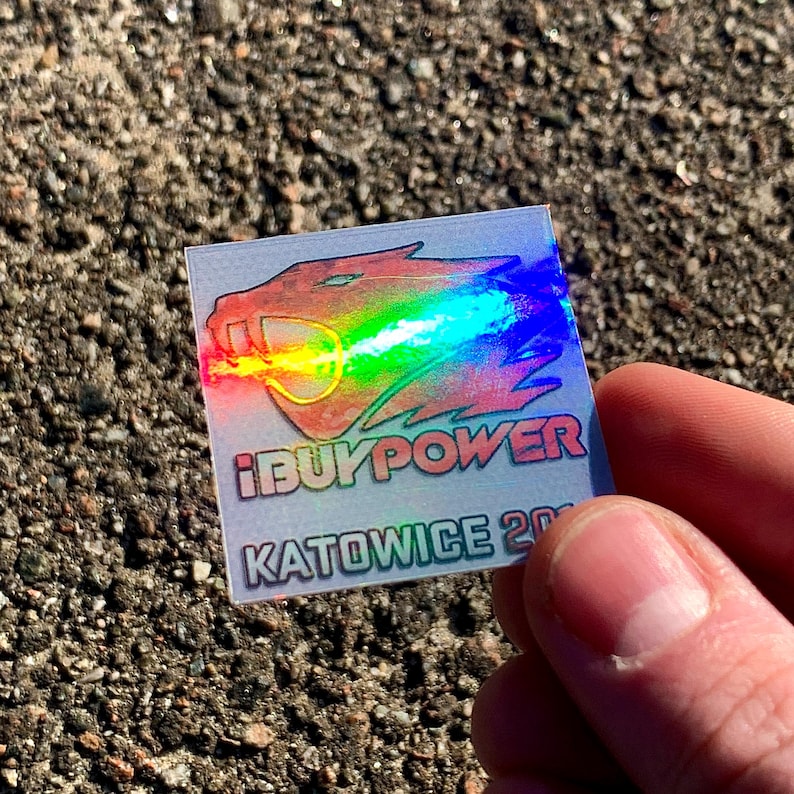 Ibuypower holo Katowice 2014 Sticker on the Background CS2 Counter ...