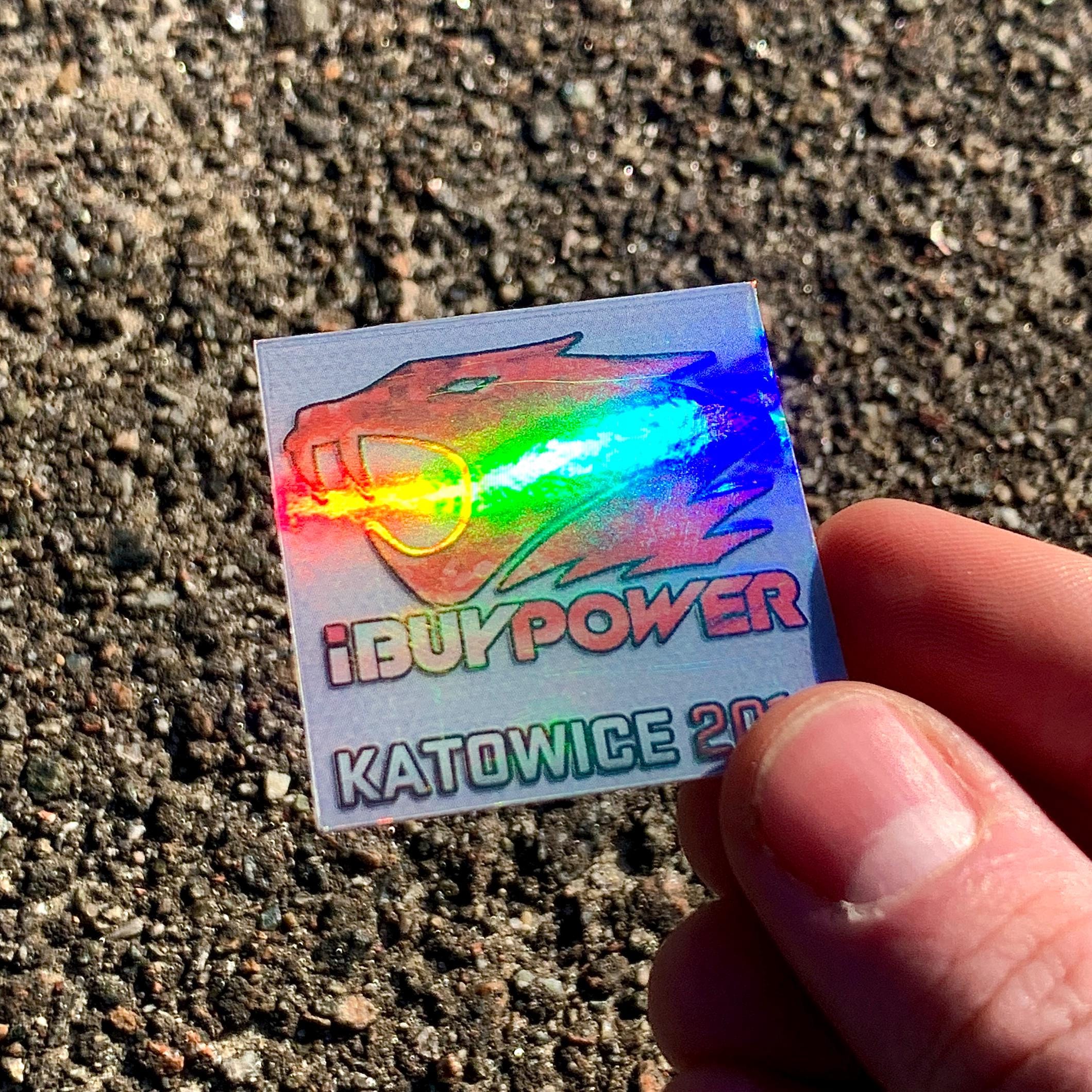 Ibuypower holo Katowice 2014 Sticker on the Background CS2 Counter ...