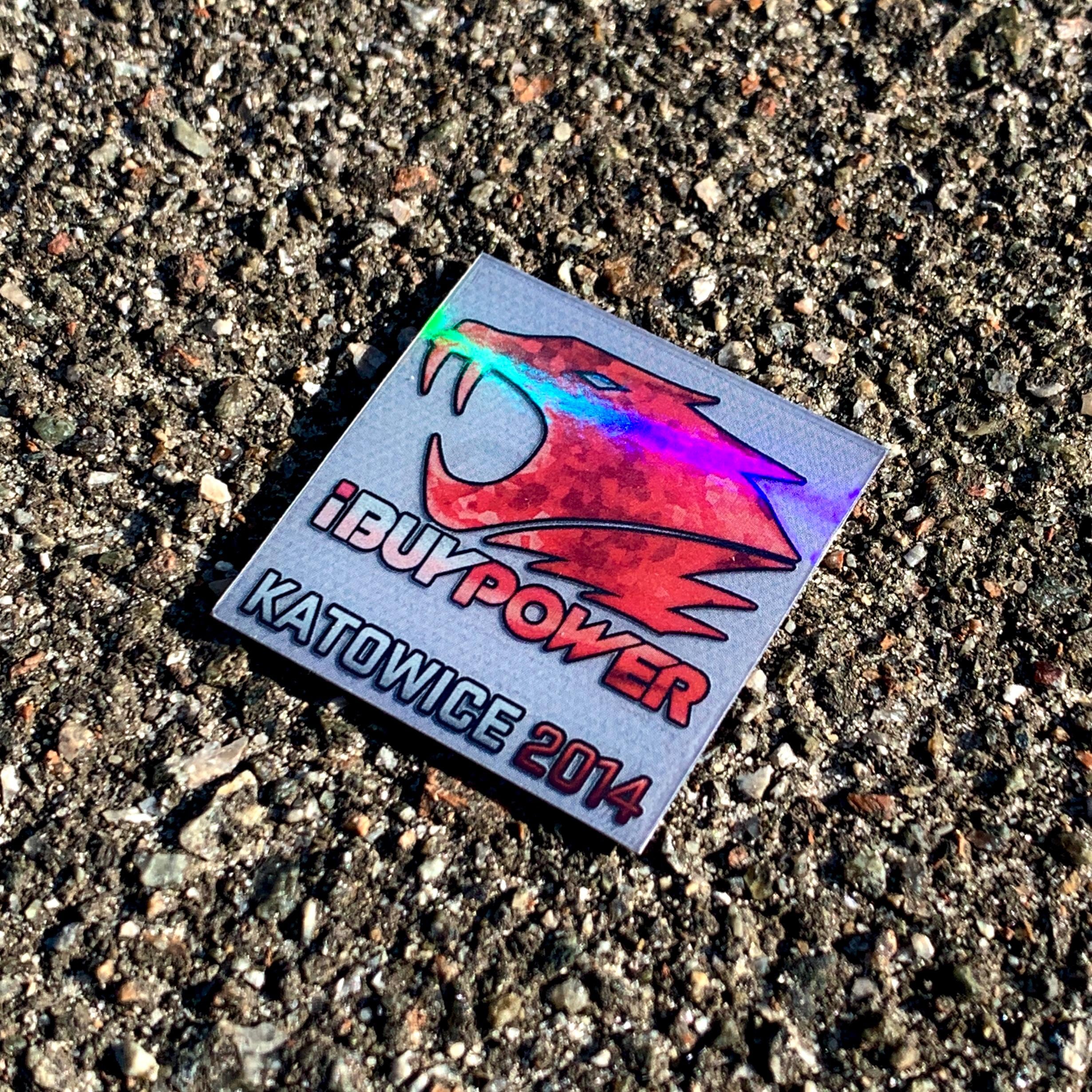 Ibuypower holo Katowice 2014 Sticker on the Background CS2 Counter ...