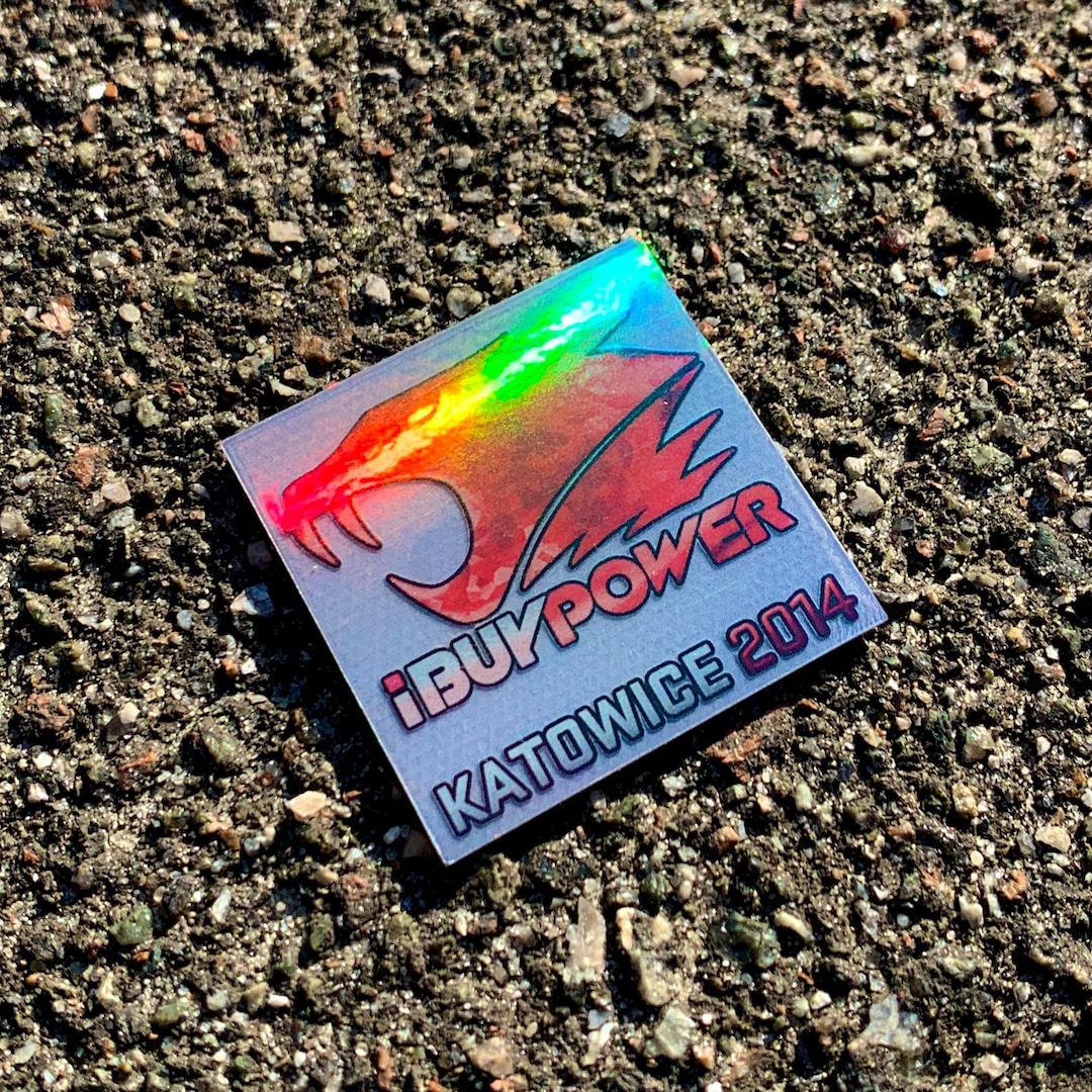 Ibuypower holo Katowice 2014 Sticker on the Background CS2 Counter ...